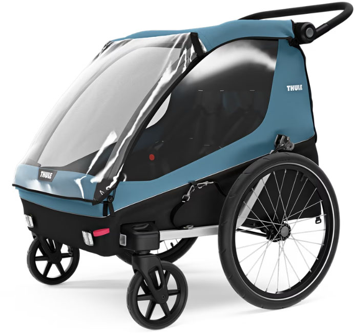 Thule Courier 2-Seat Bike Trailer | Jenson USA