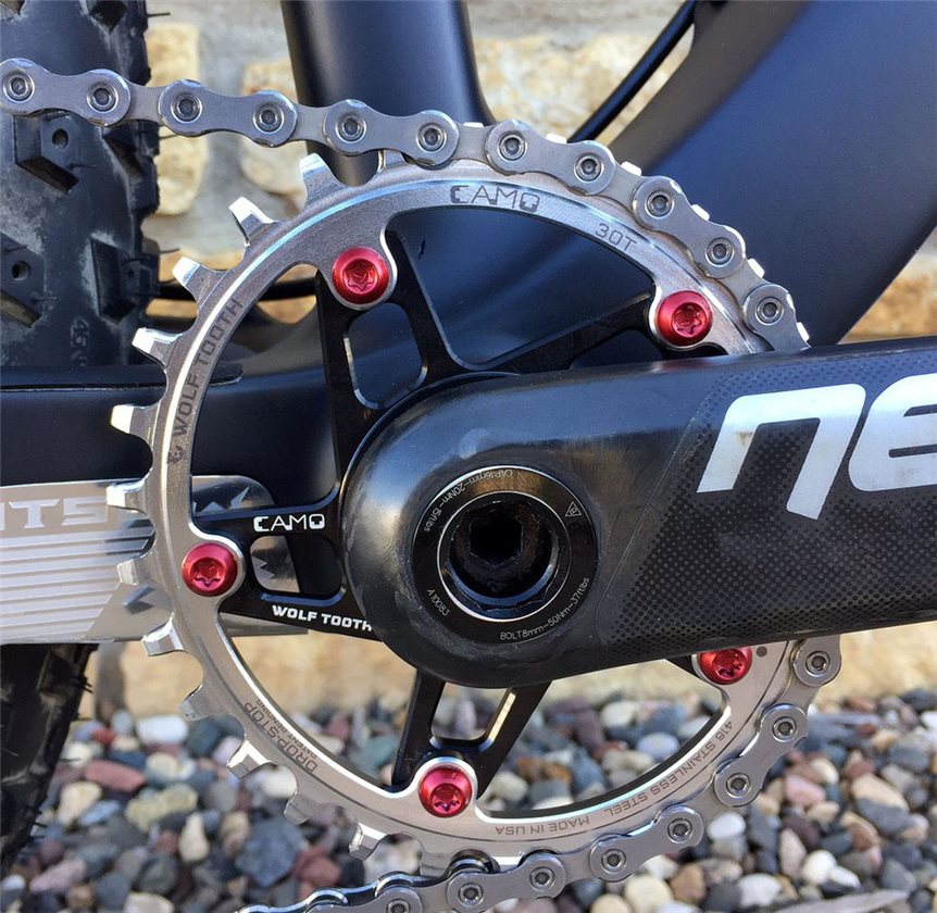 Wolf Tooth Oval Camo Stainless Steel Chainring | Jenson USA